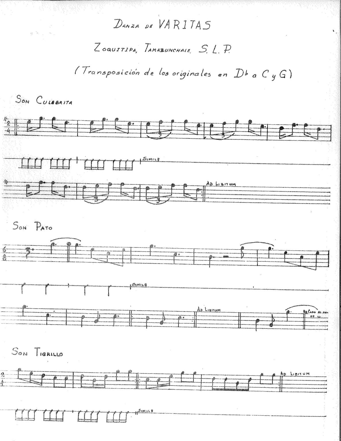 Las Varitas. Registros en San Luis Potosí – CID